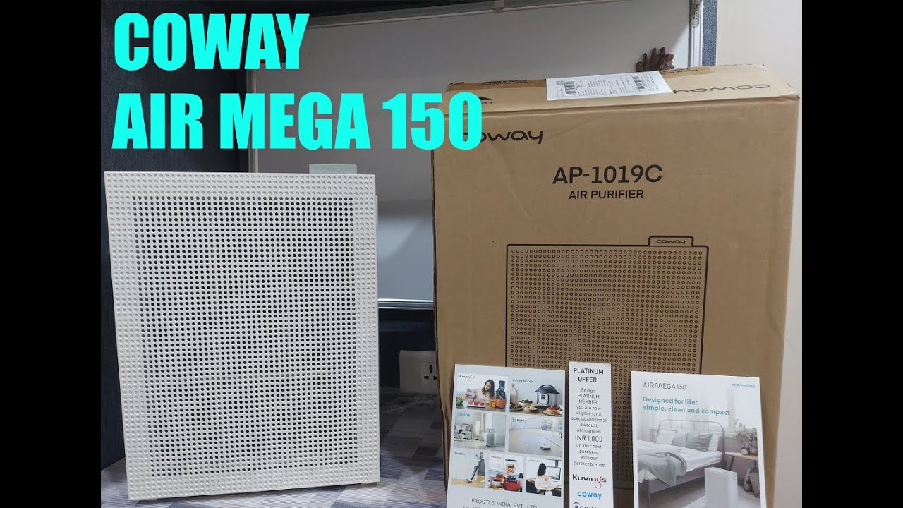 Coway Air Mega 150 Air purifier Review and Setup (AP-1019C) | Improve ...