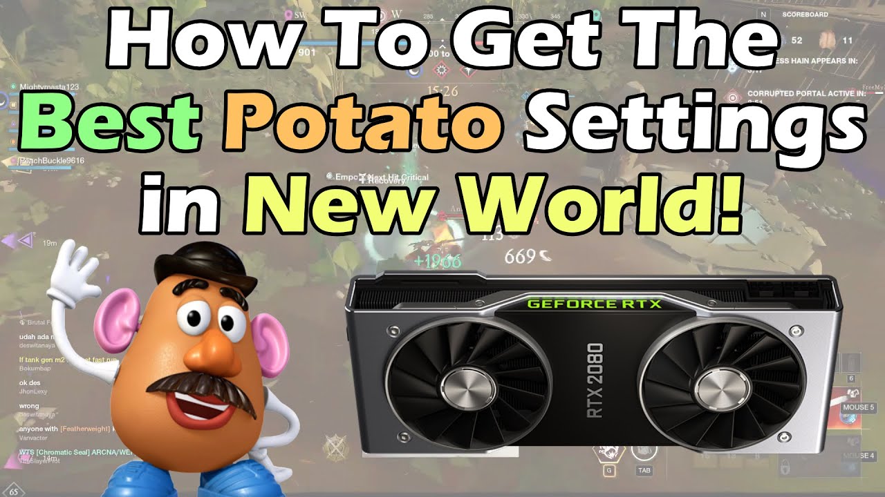 How to get the Best Potato Settings in New World! - YouTube
