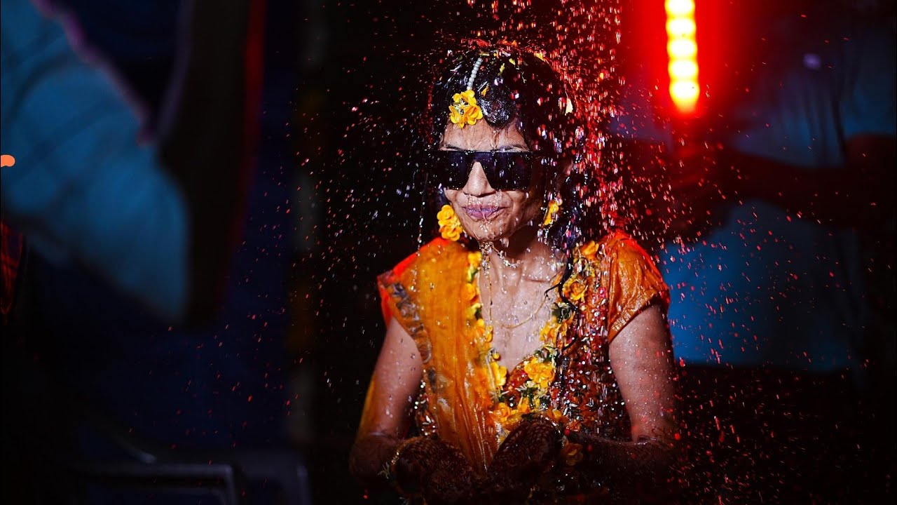 Sandhya Rani & Pavan Kumar Haldi Hilights _ CHINNI PHOTOGRAPHY - YouTube