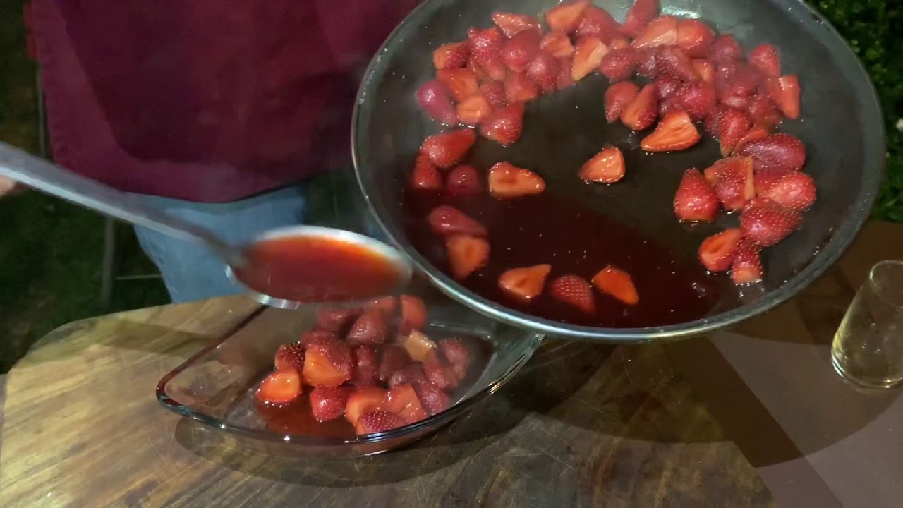 Fresas Flameadas a la Parrilla 🤤🤤🤤 - YouTube