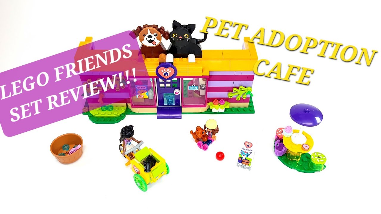 LEGO FRIENDS 2022 SET REVIEW! Pet Adoption Café! Lego set #41699 - YouTube
