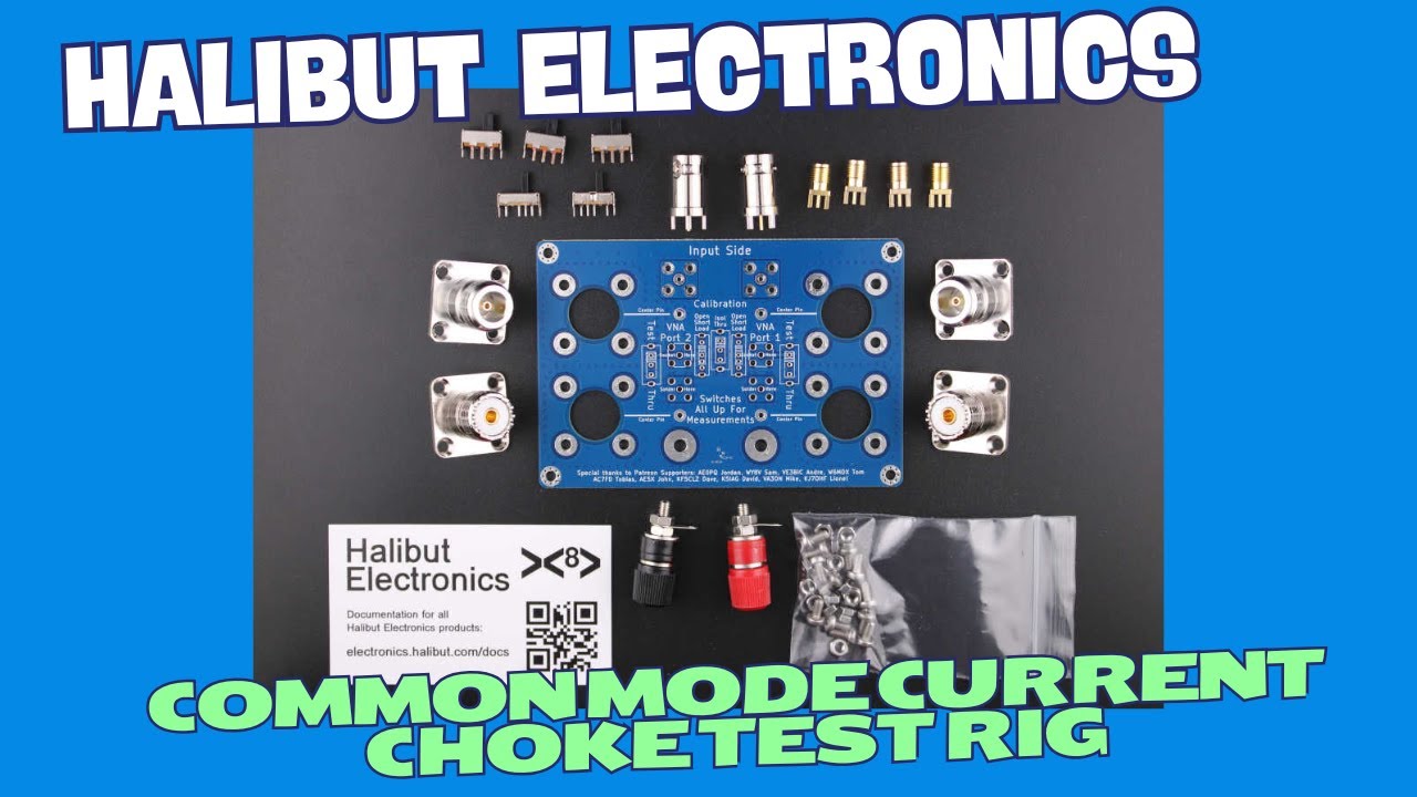 Halibut Electronics Common Mode Current Choke Test Rig - YouTube