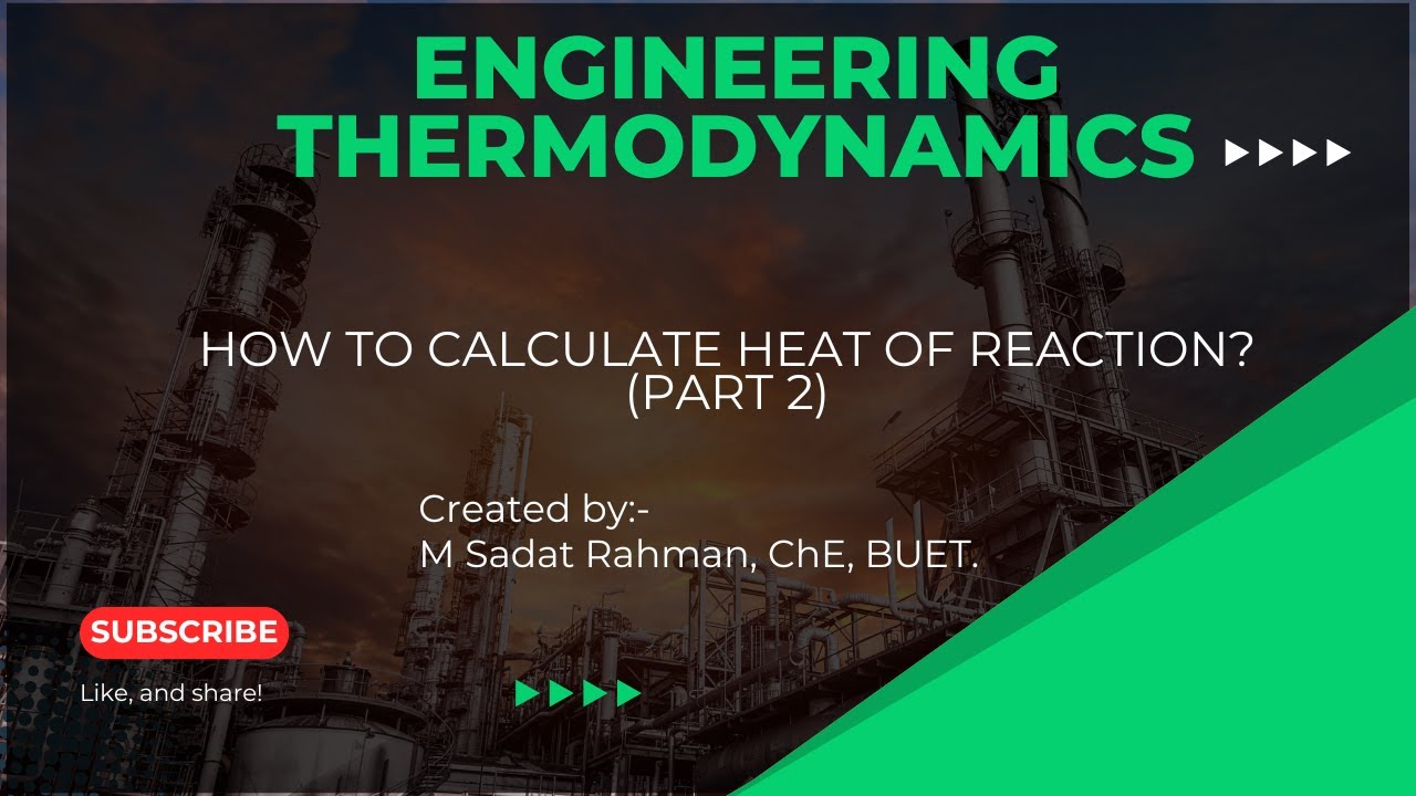 Calculation of heat of reaction part 2. - YouTube