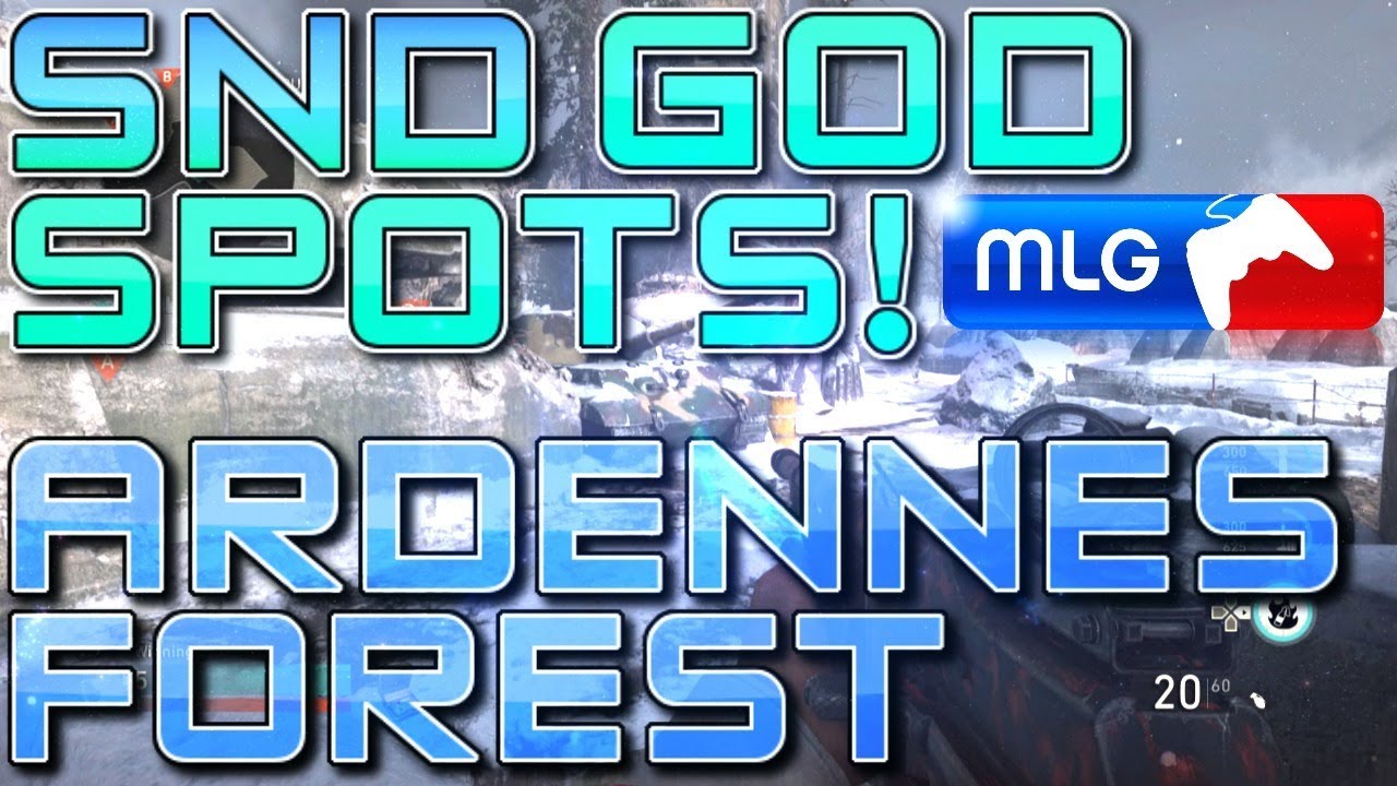 SND GOD SPOTS on ARDENNES FOREST! (COD WW2 Best Competitive Plant Spots ...