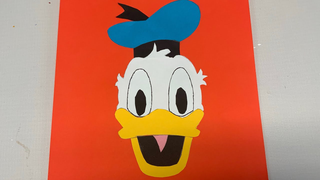 DT Crafts: Donald Duck Paper Craft - YouTube
