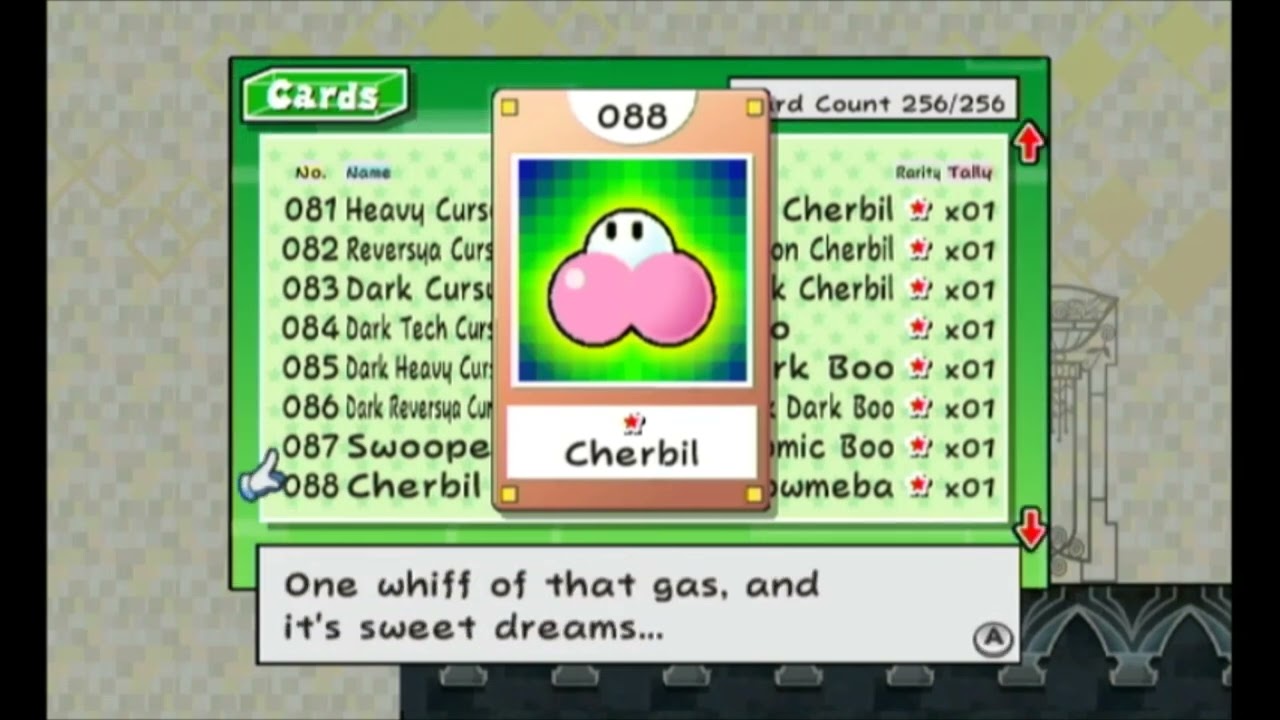 Super Paper Mario Cherbil