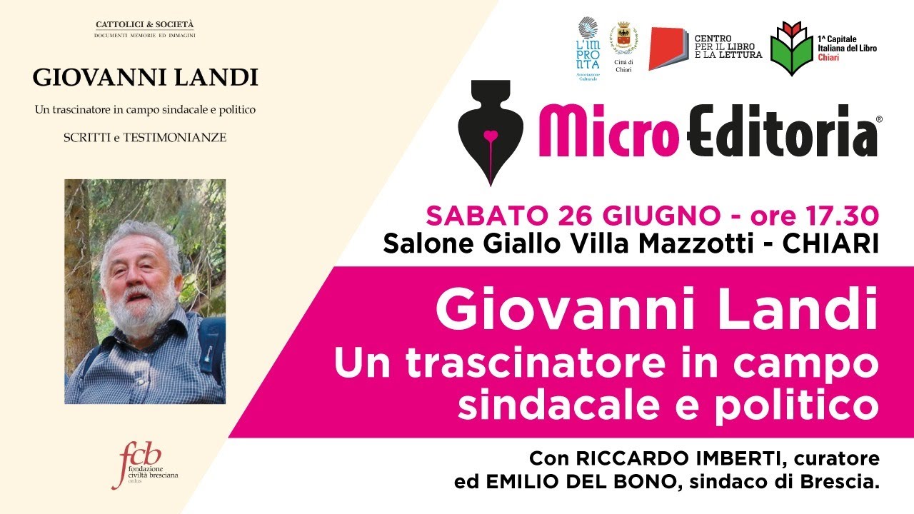 Giovanni Landi. Un trascinatore in campo sindacale e politico. - YouTube