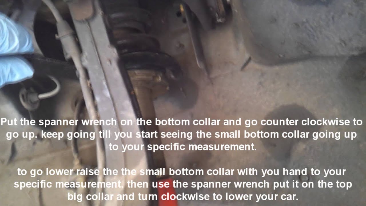 How to adjust coilovers / function forms type one - YouTube