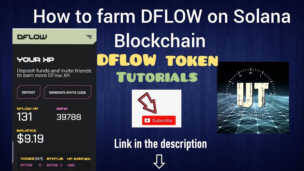 DFLOW Airdrop | How to farm DFLOW on Solana Blockchain. - YouTube