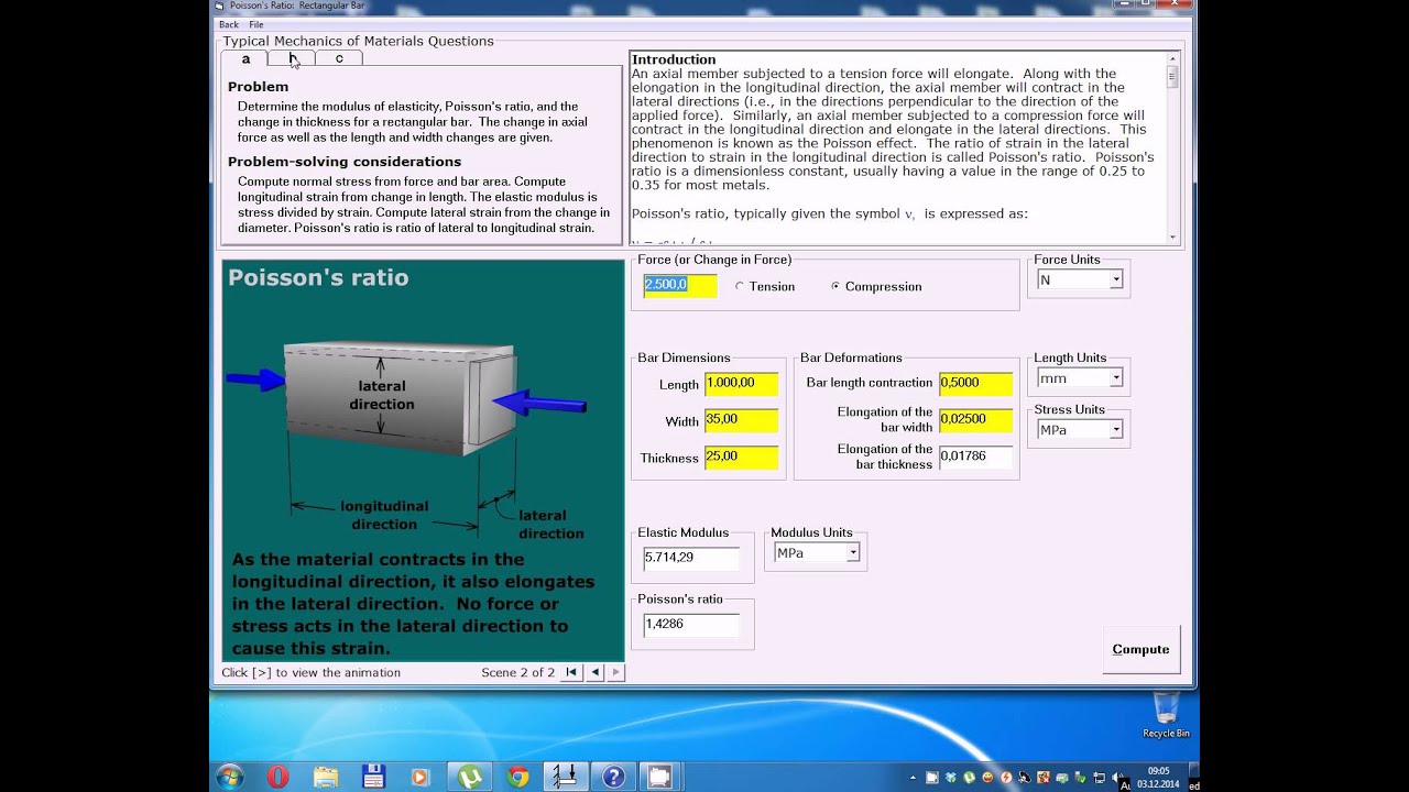 Lesson 14- Poisson's ratio - YouTube