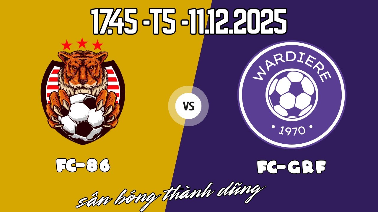 Full Match FC 86- FC GRF l Chiến thắng thuyết phục cho FC86 - YouTube