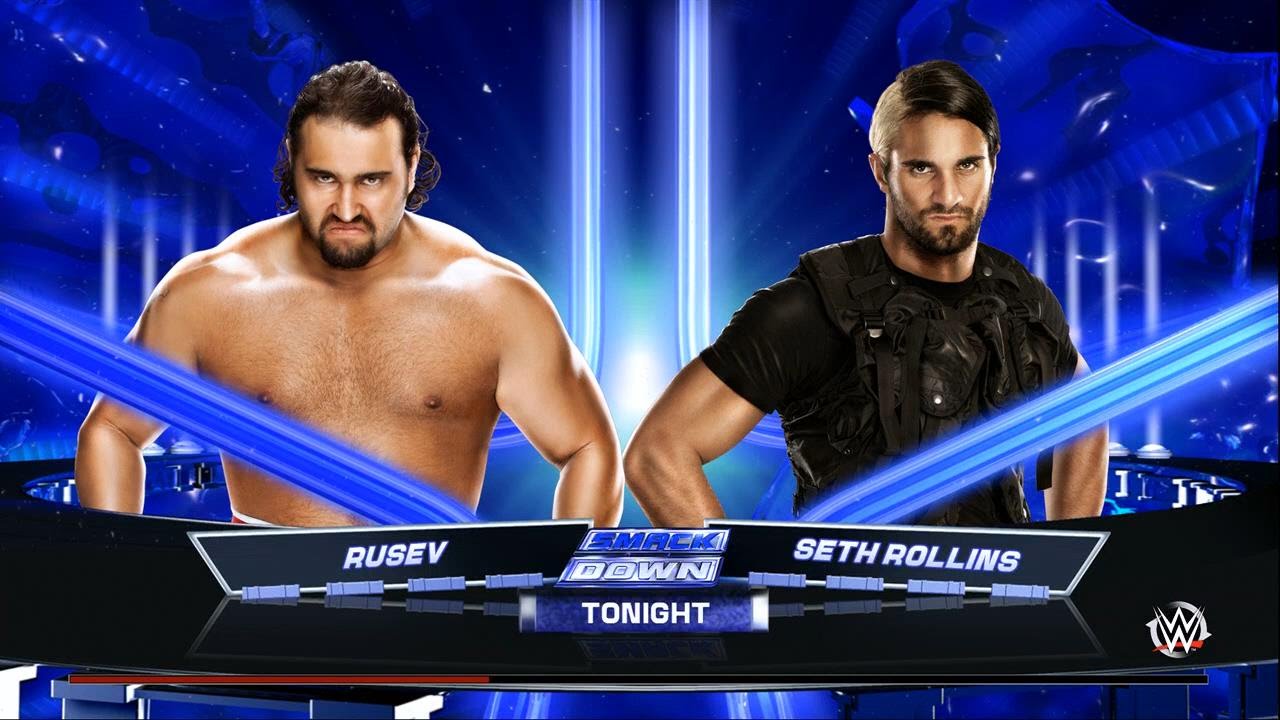 WWE 2K15 PS4 Rusev Vs. Seth Rollins CPU Battle (Legend Difficulty ...