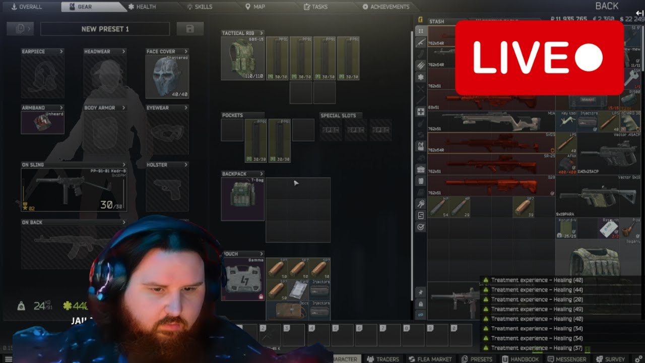 🔥 LIVE: High-Stakes Raids & Tactical Loot Runs in Escape from Tarkov | Carlos Ramirez 🔫 - YouTube