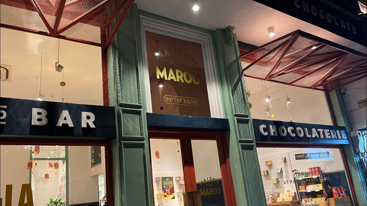 Visit Marou Flagship store and full motobike ride around Hoan Kiem lake ...