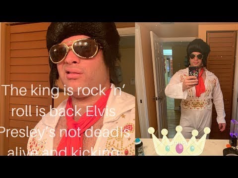 Elvis is not dead he’s back Elvis impersonation show baby 70 s Elvis ...