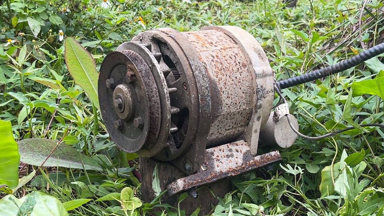 Japan 110V Generator Recovery // Restoration Old Dynamo - P2 - YouTube