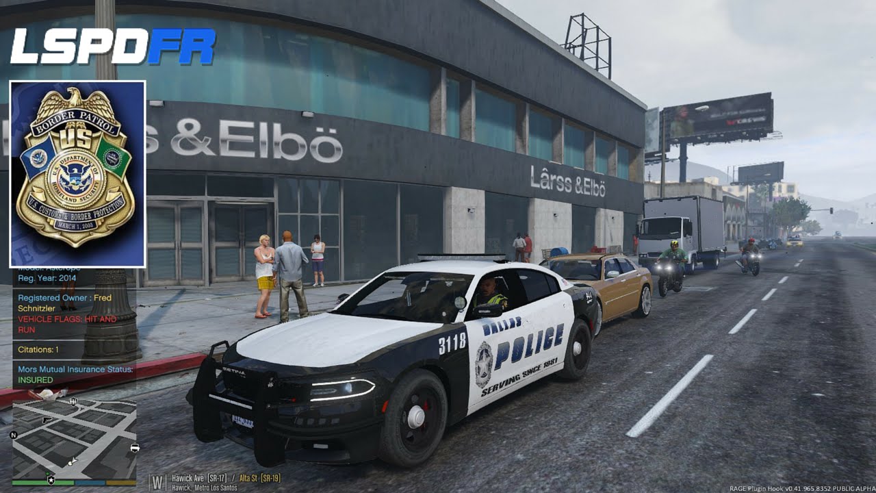 GTA V LSPDFR EPISODE 48 DALLAS TREBUT PATROL - YouTube
