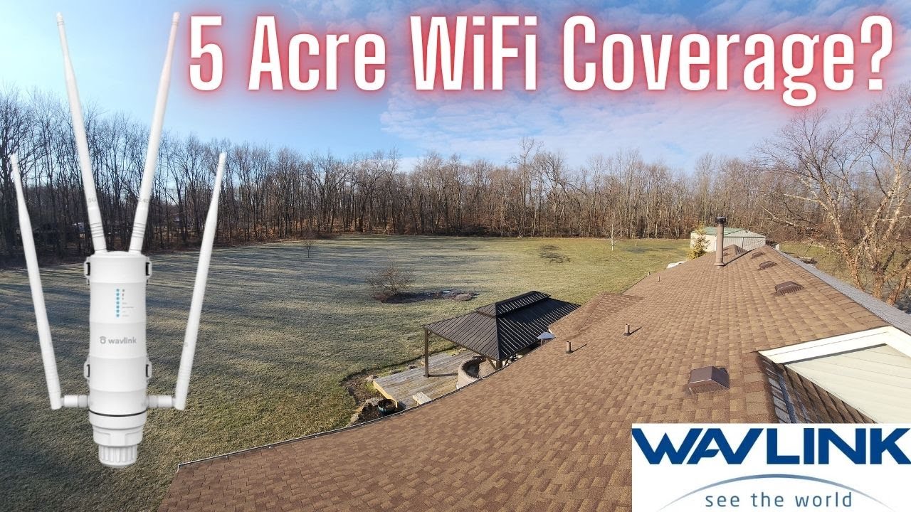 Expand WiFi Across 5 Acres! Wavlink AC1200 Outdoor Access Point Setup ...