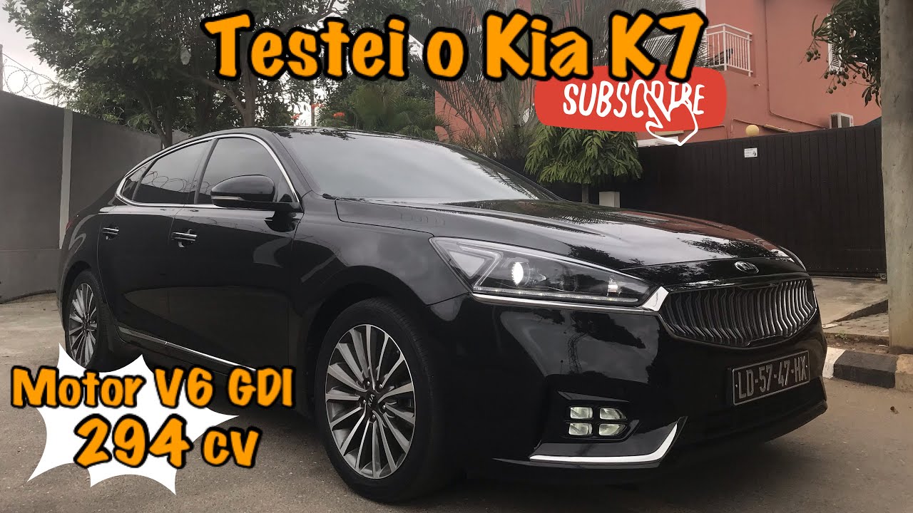 Testei o Kia K7 3.3 V6 acelerando forte - YouTube