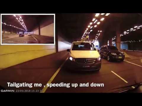 Angry Van Driver In Harbour Tunnel - YouTube