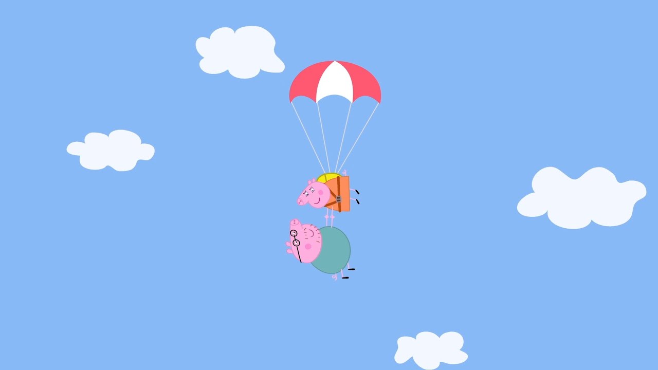 Peppa Pig New Episodes - Parachute Jump - Kids Videos | New Peppa Pig ...