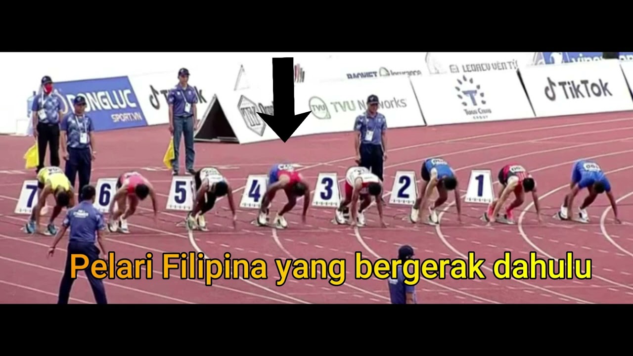 Analisis Frame by Frame(10 frame dalam 1 saat),100 meter sukan sea ...