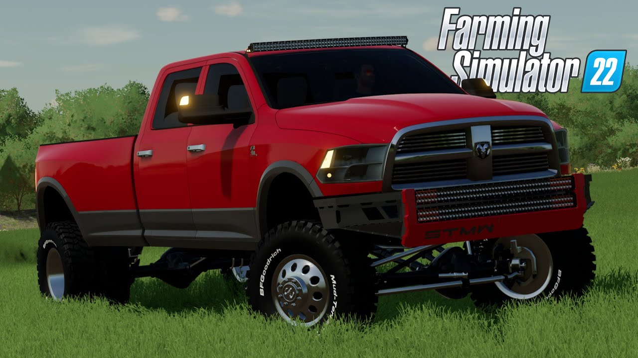 FS22 - Dodge RAM 3500 Cummins Diesel - Car mod for Farming Simulator ...