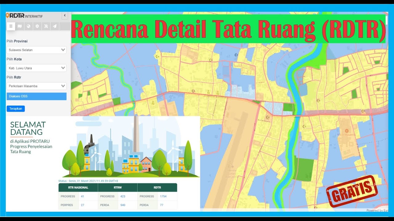 RDTR Interaktif - Visualisasi Rencana Detail Tata Ruang | GISTARU - ATR ...