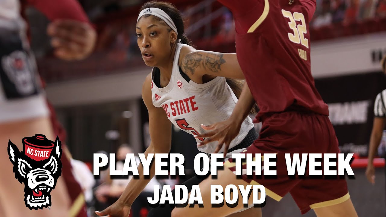 ACC Women's Basketball Player Of The Week: NC State's Jada Boyd - YouTube