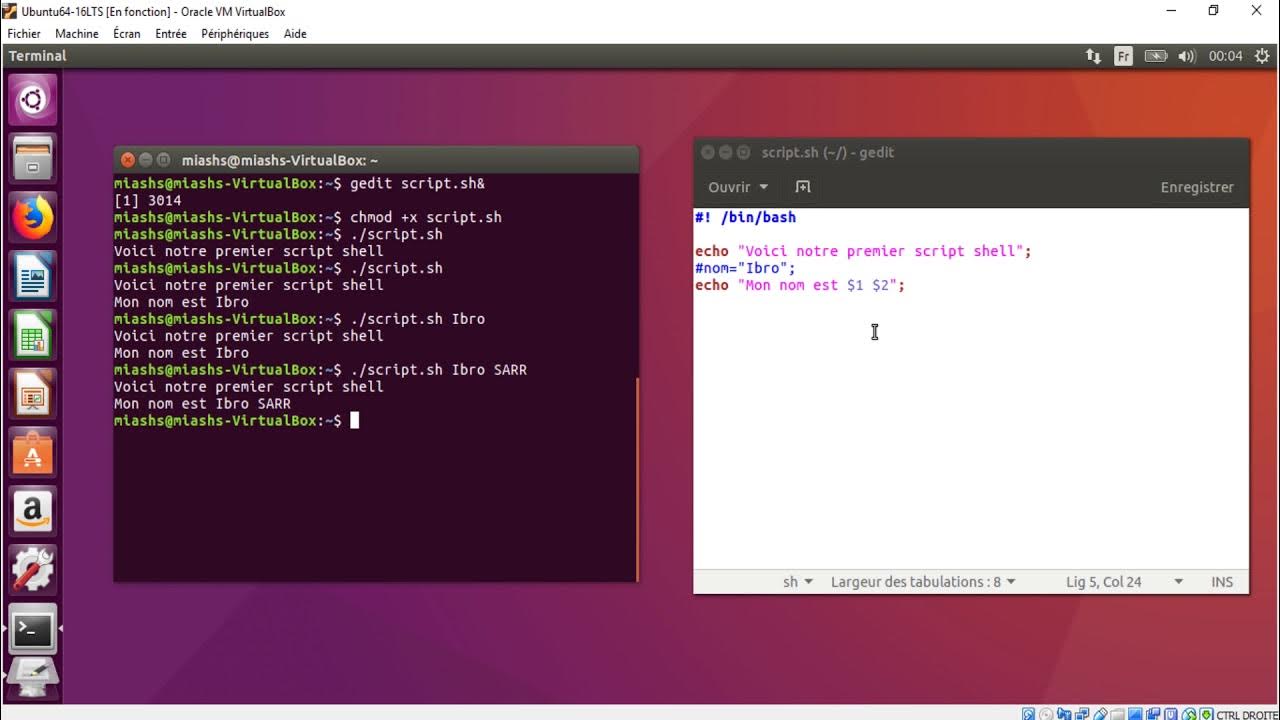 Linux - Programmation Shell (Scripts bash) - YouTube