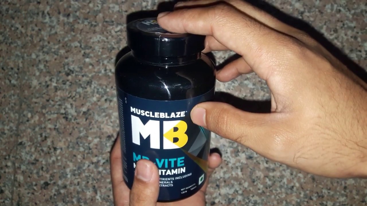 Muscleblaze Mb-Vite Multivitamin (120 Tablets) review & unboxing - YouTube