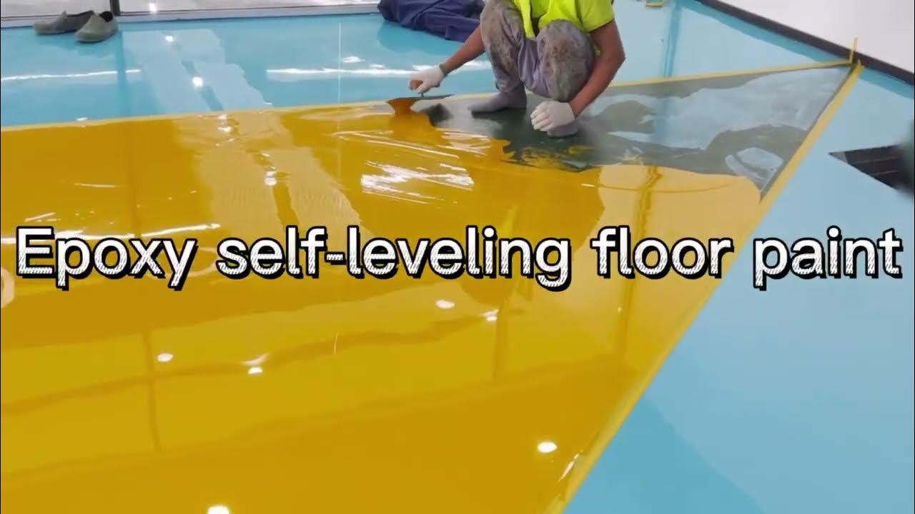 AB Two Component Self-leveling Epoxy Floor Paint for Garage And Workshop | IMS PAINT - YouTube