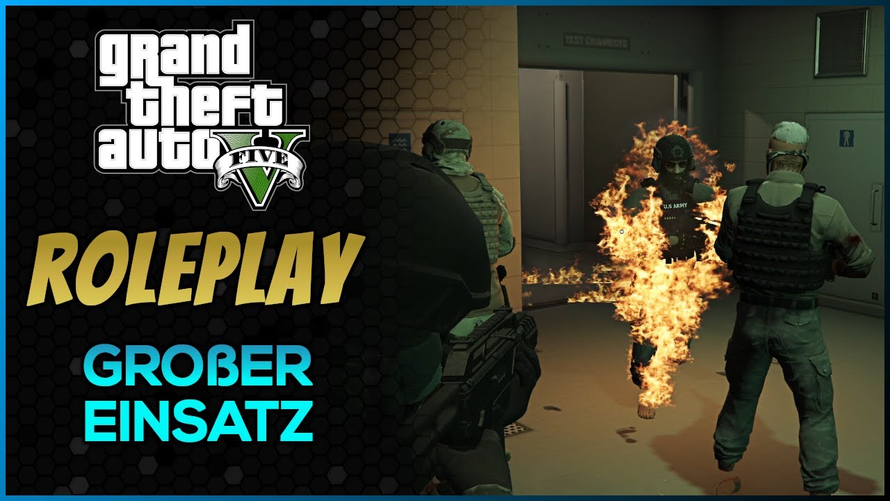 GTA Roleplay - Großer Humane Labs Einsatz #9 - YouTube