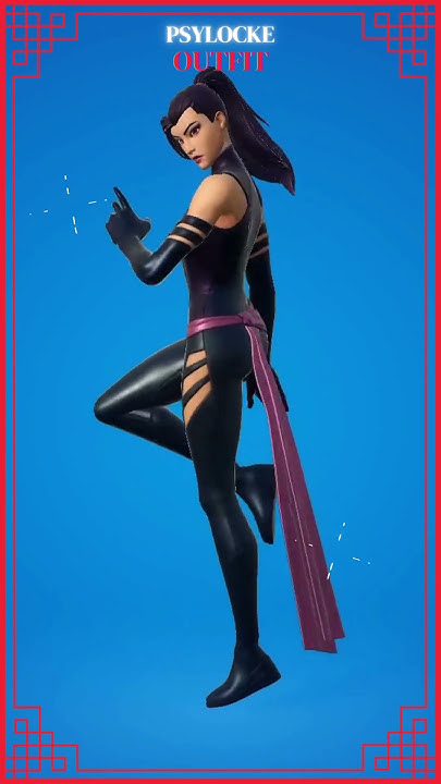 Fortnite Outfit Psylocke Marvel Series π Youtube