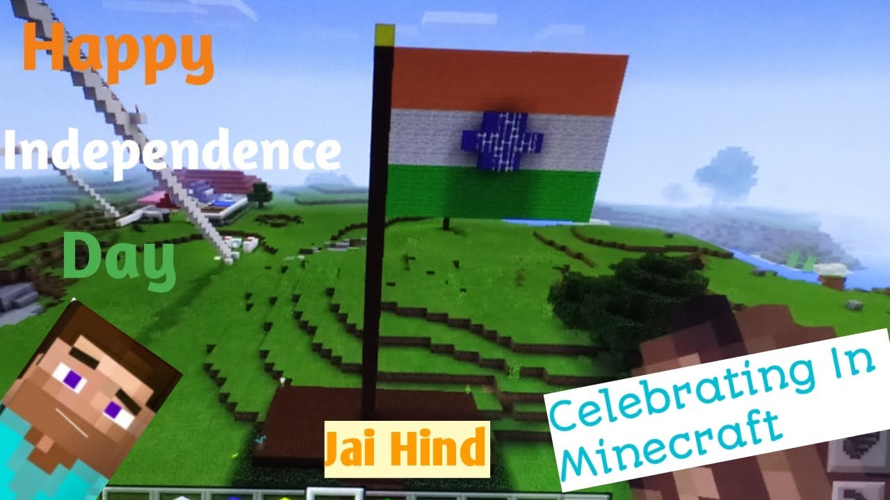 Celebrating Independence Day In Minecraft l Epic Celebration l Funny ...