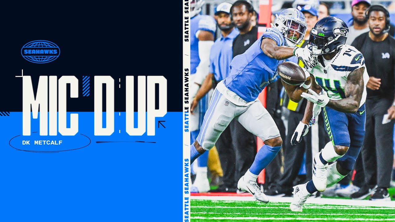 Seahawks Mic'd Up: DK Metcalf - Week 4 at Lions - YouTube