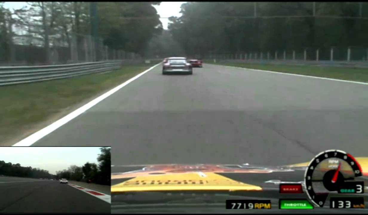 Monza GT - Andrea Mamé - Crash 2°di Lesmo - YouTube