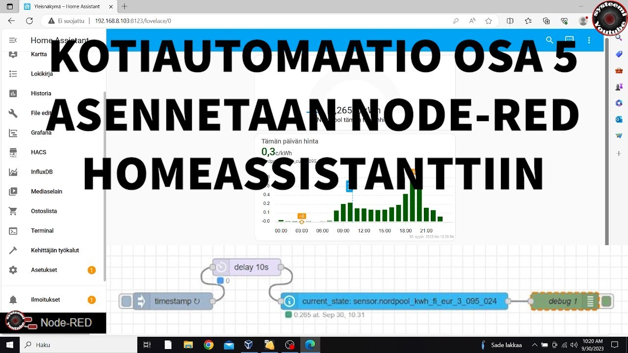 Home Automation Part 5 Node Red Installation For Home Assistant