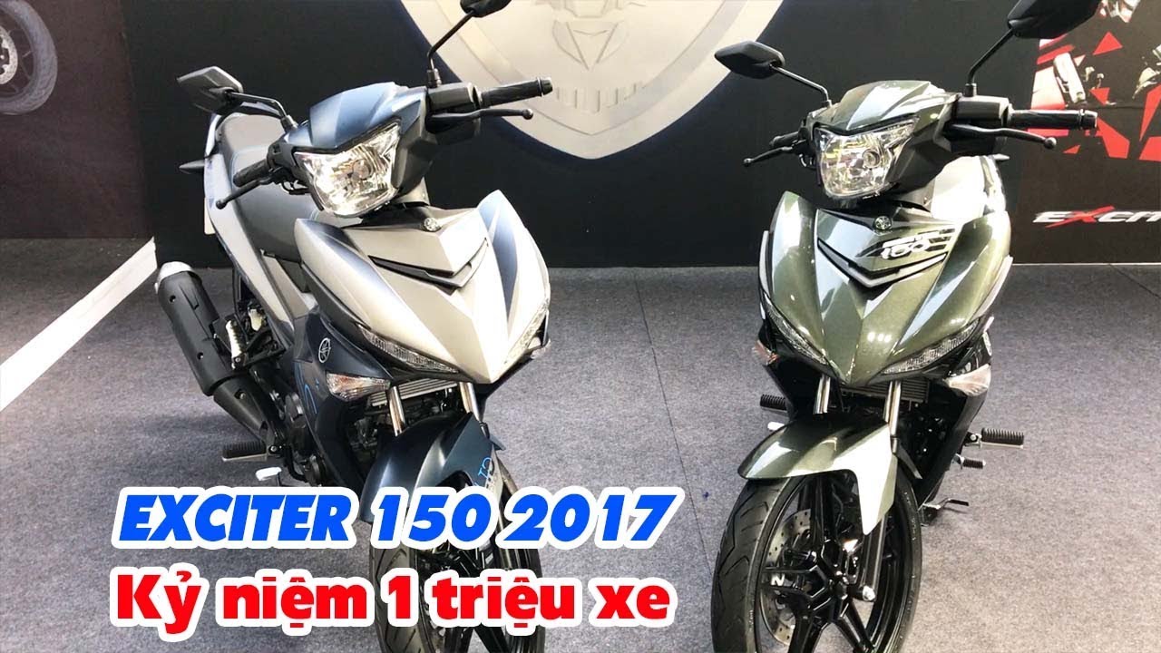 Exciter 150 2017 MAT BLUE vs MAT GREEN Phiên bản giới hạn Kỷ niệm 1 ...