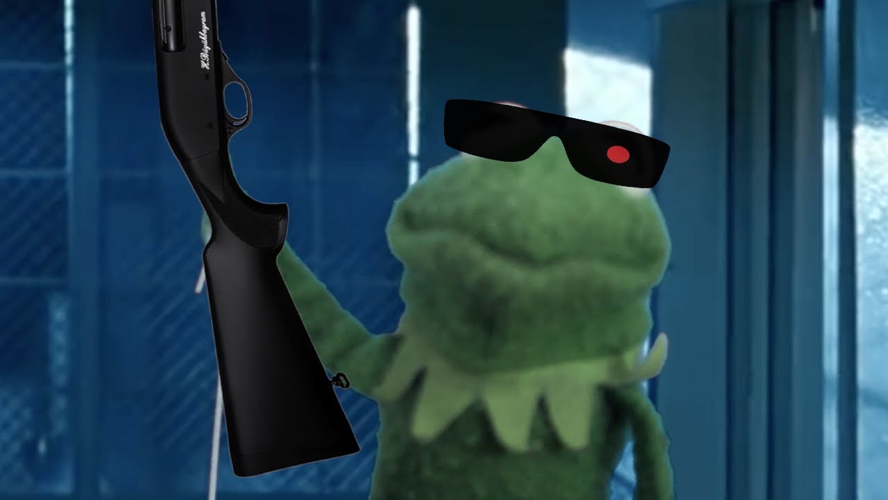 Terminator 2 but the T800 is Kermit - YouTube