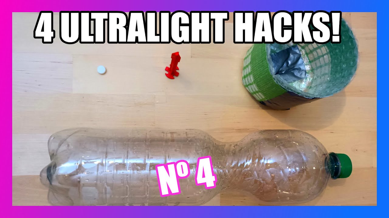 4 Ultralight Outdoor Hacks für Hiking, Bikepacking, Camping ...