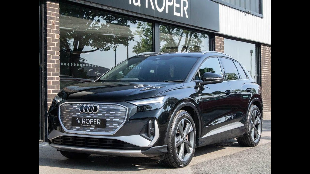 SOLD *****) Audi Q4 e-tron 40 S Line SUV Auto 150kw 204ps - YouTube