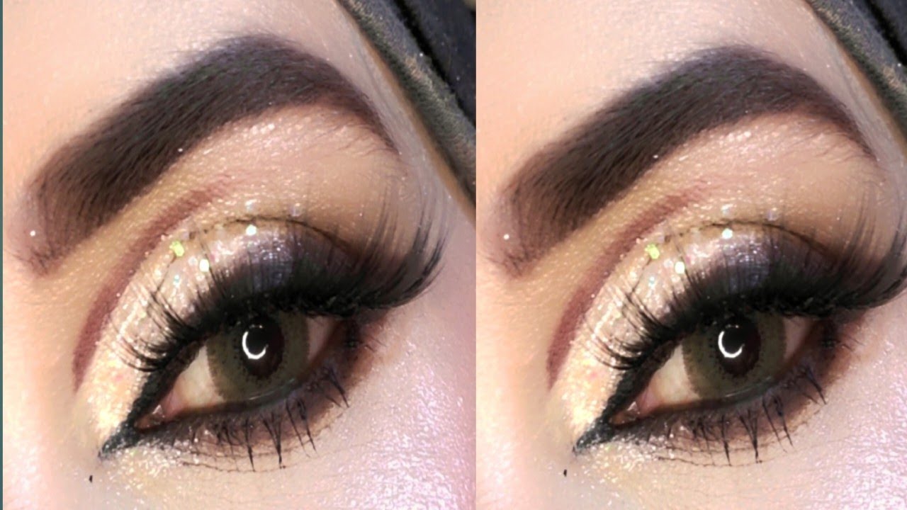 Easy Blanded Liner Eye Makeup Tutorial For Beginners ll Ambreen Kashif ...
