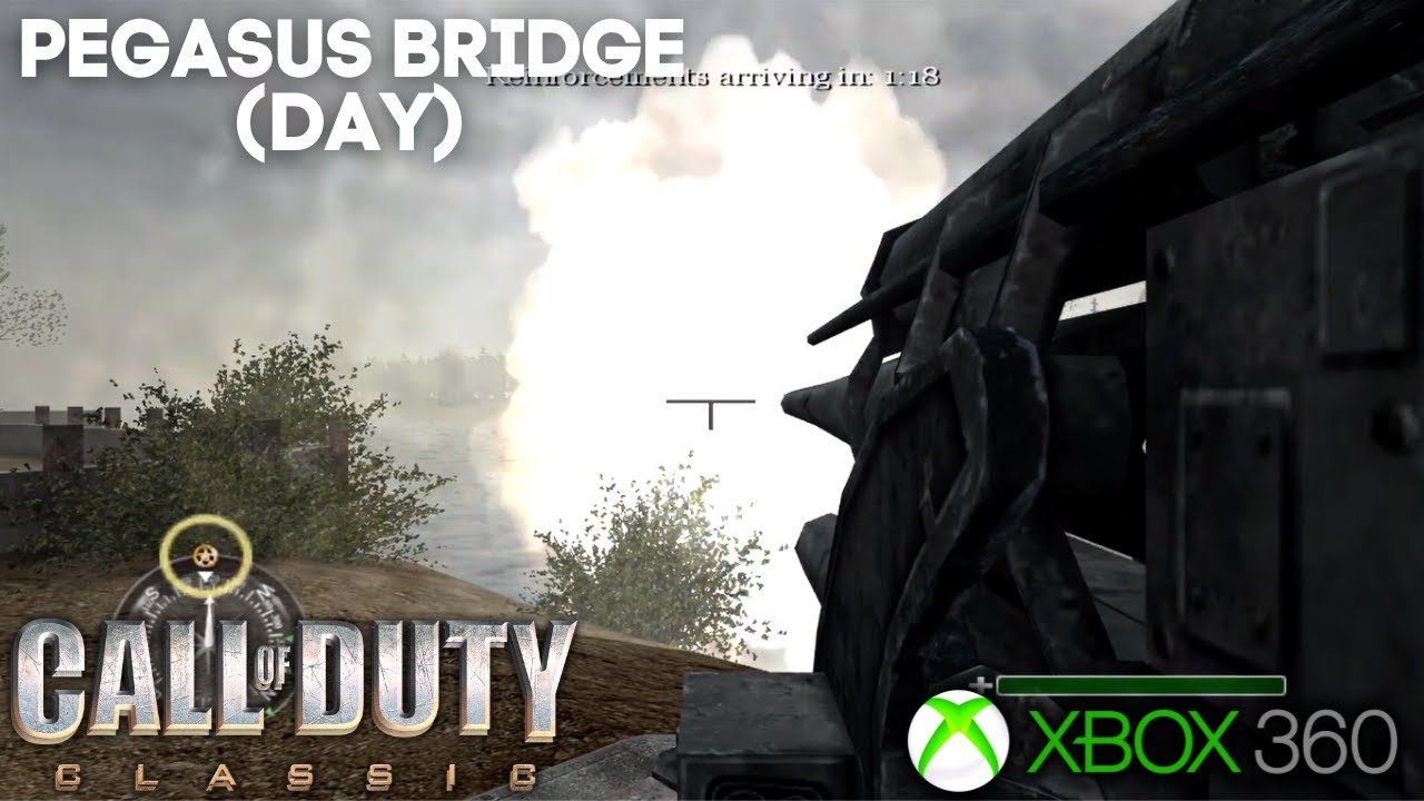 CALL OF DUTY CLASSIC | MISSION 10: PEGASUS BRIDGE (DAY) | XBOX 360 | NO COMMENTARY GAMING - YouTube