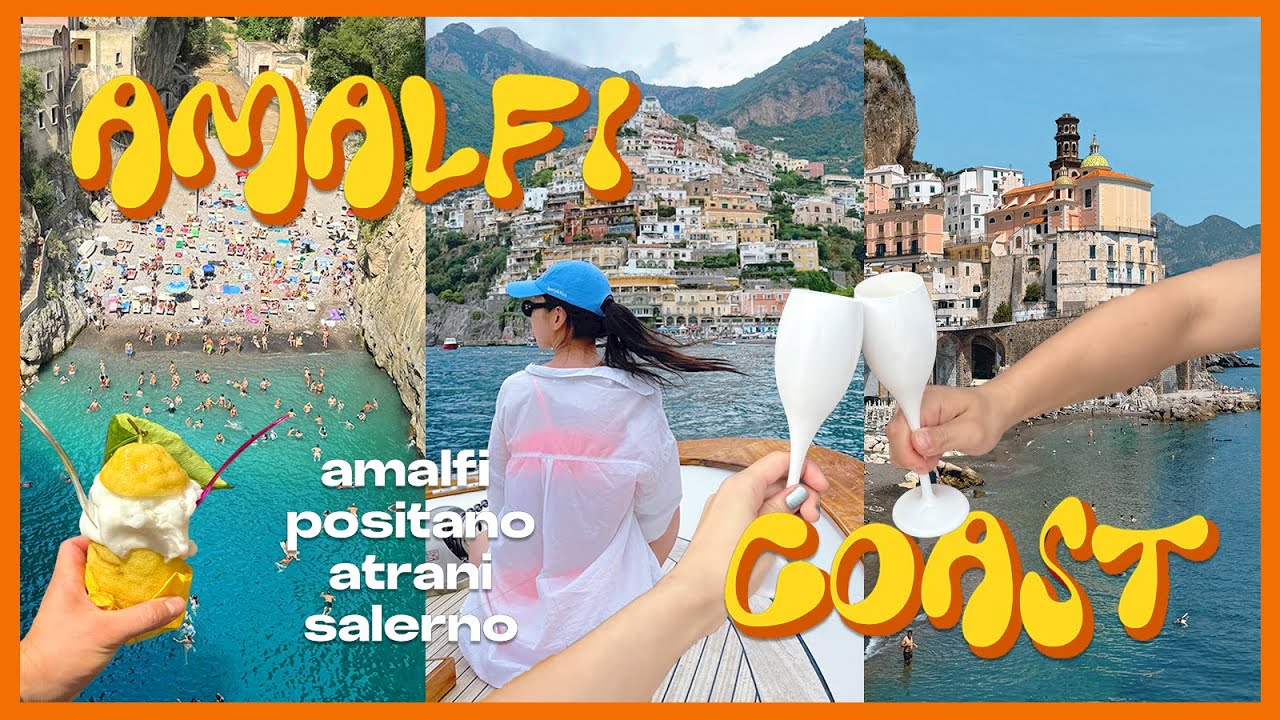 [SUB] 🇮🇹DREAMY AMALFI COAST🍋 | 아말피 이태리 남부 여행 | Amalfi, Positano, Atrani ...