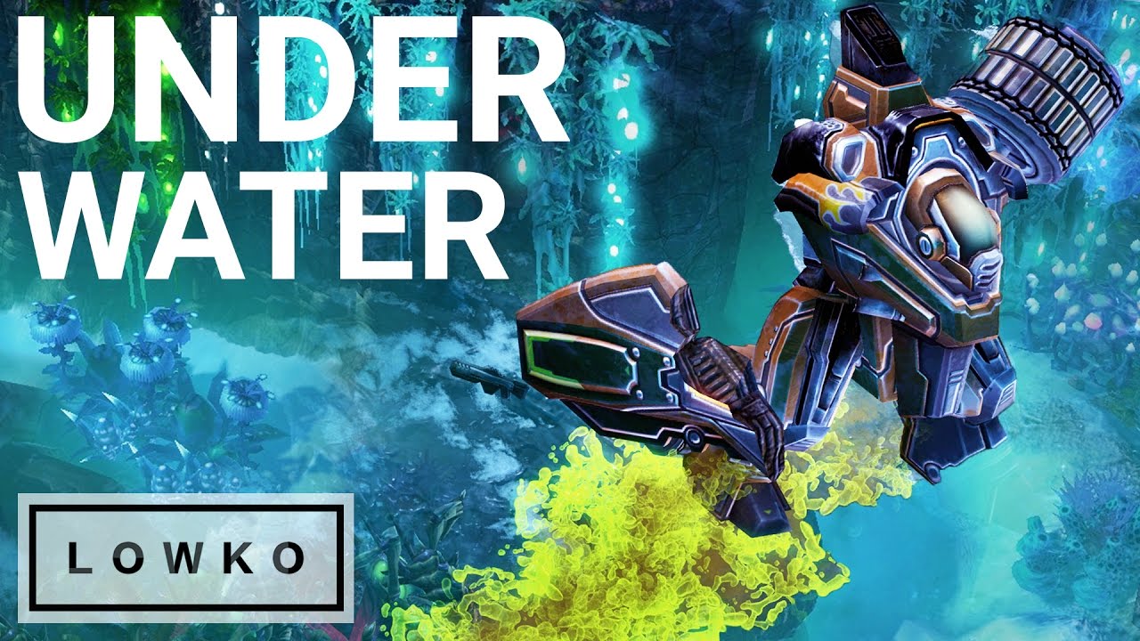 StarCraft 2 Cast: UNDER WATER Zerg vs Terran! - YouTube