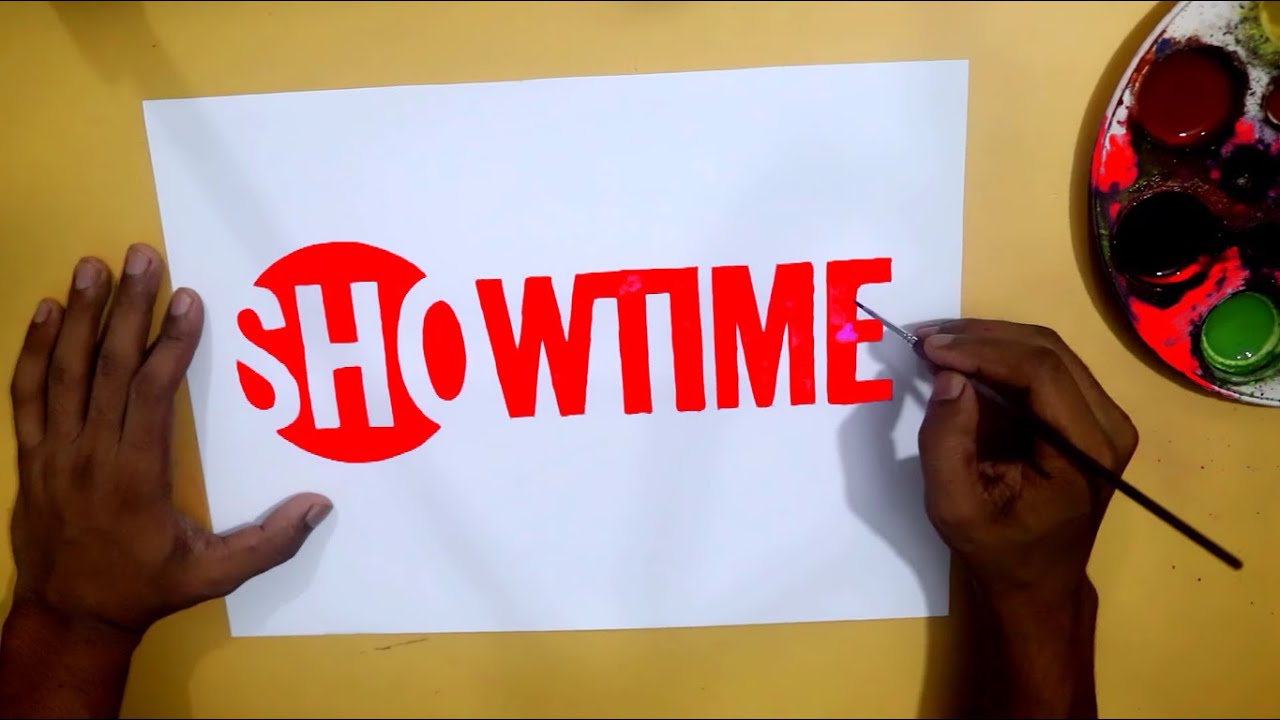 How to draw the Showtime logo - YouTube
