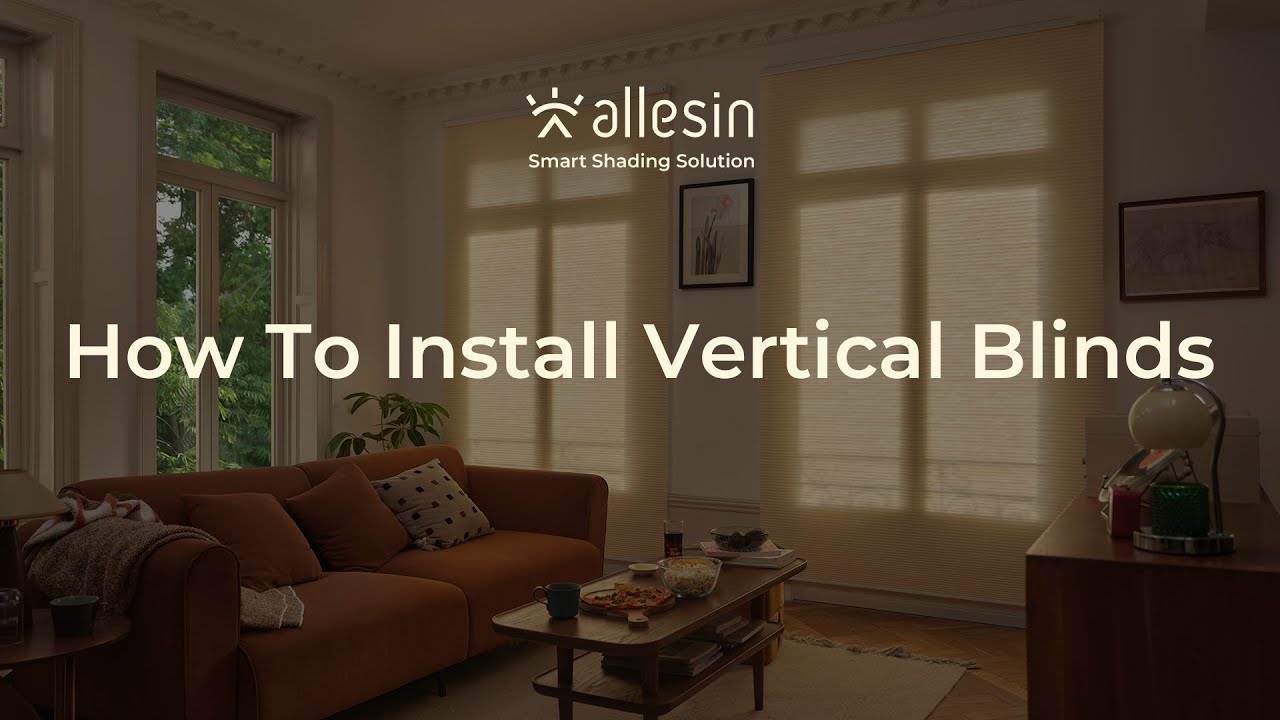 How To Install Vertical Blinds - YouTube