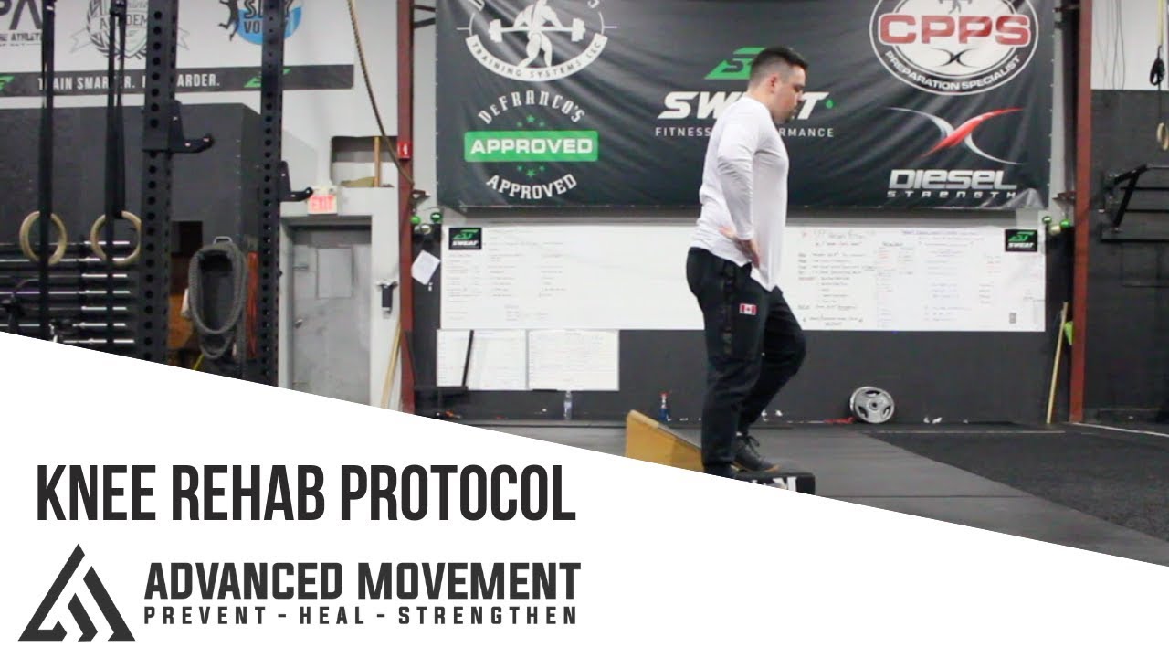 Two Knee Rehab Exercises | Heel Elevated Step-Up & Banded Terminal Knee ...