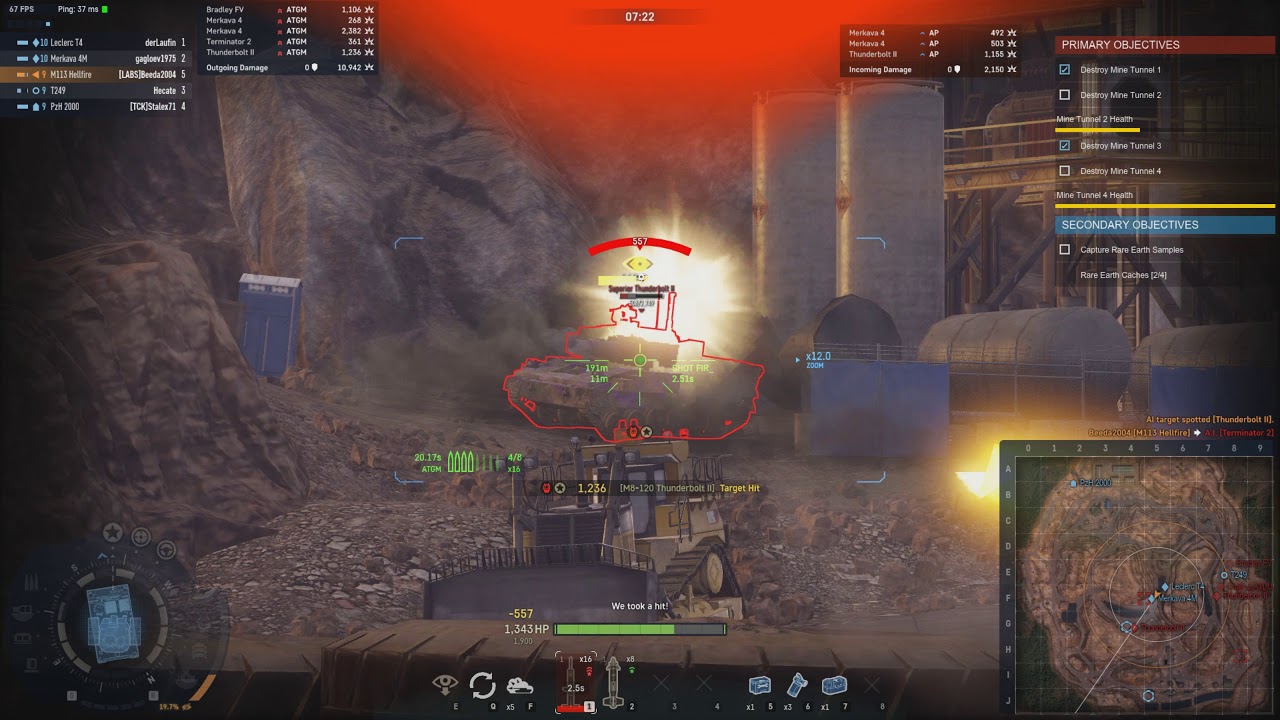 Armored Warfare M113 Hellfire - YouTube